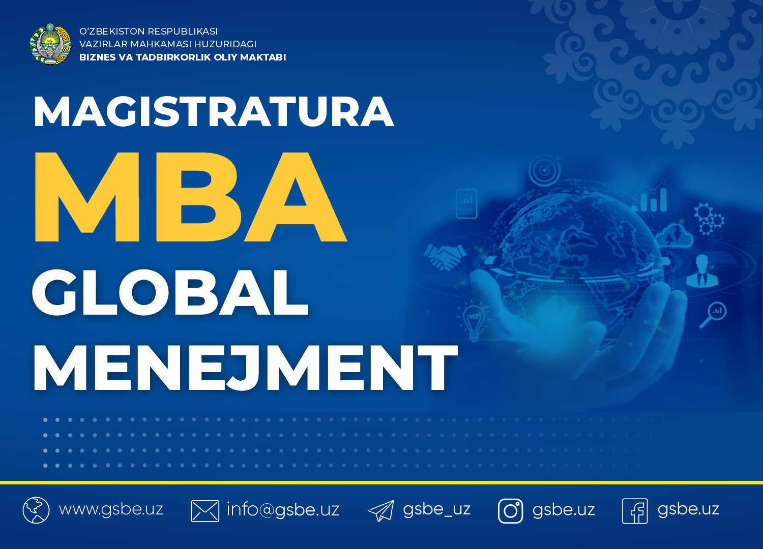MBA Global Management | gsbe.uz